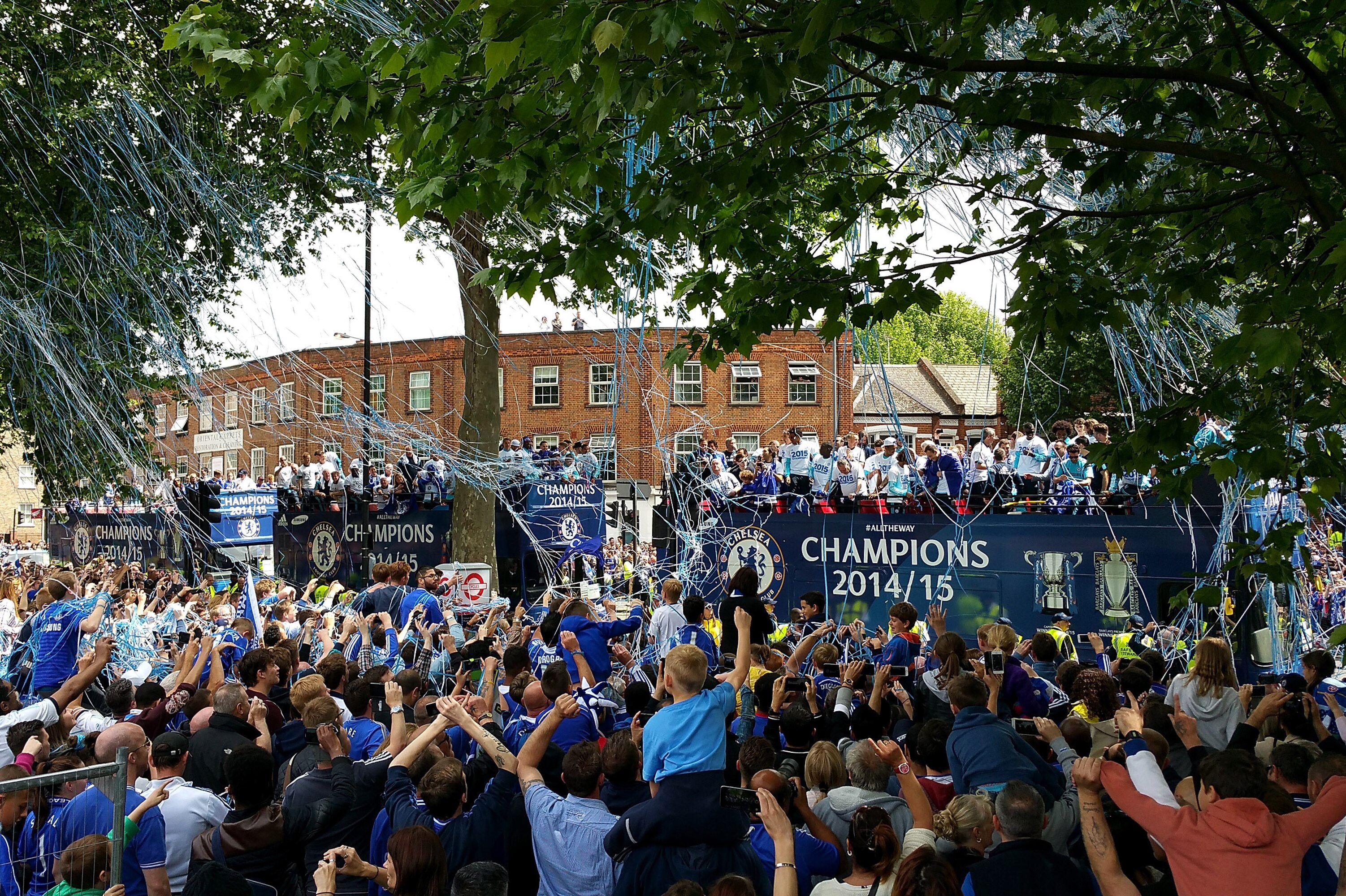 Twitter Reacts to Chelsea's Open-Top Bus Victory Parade