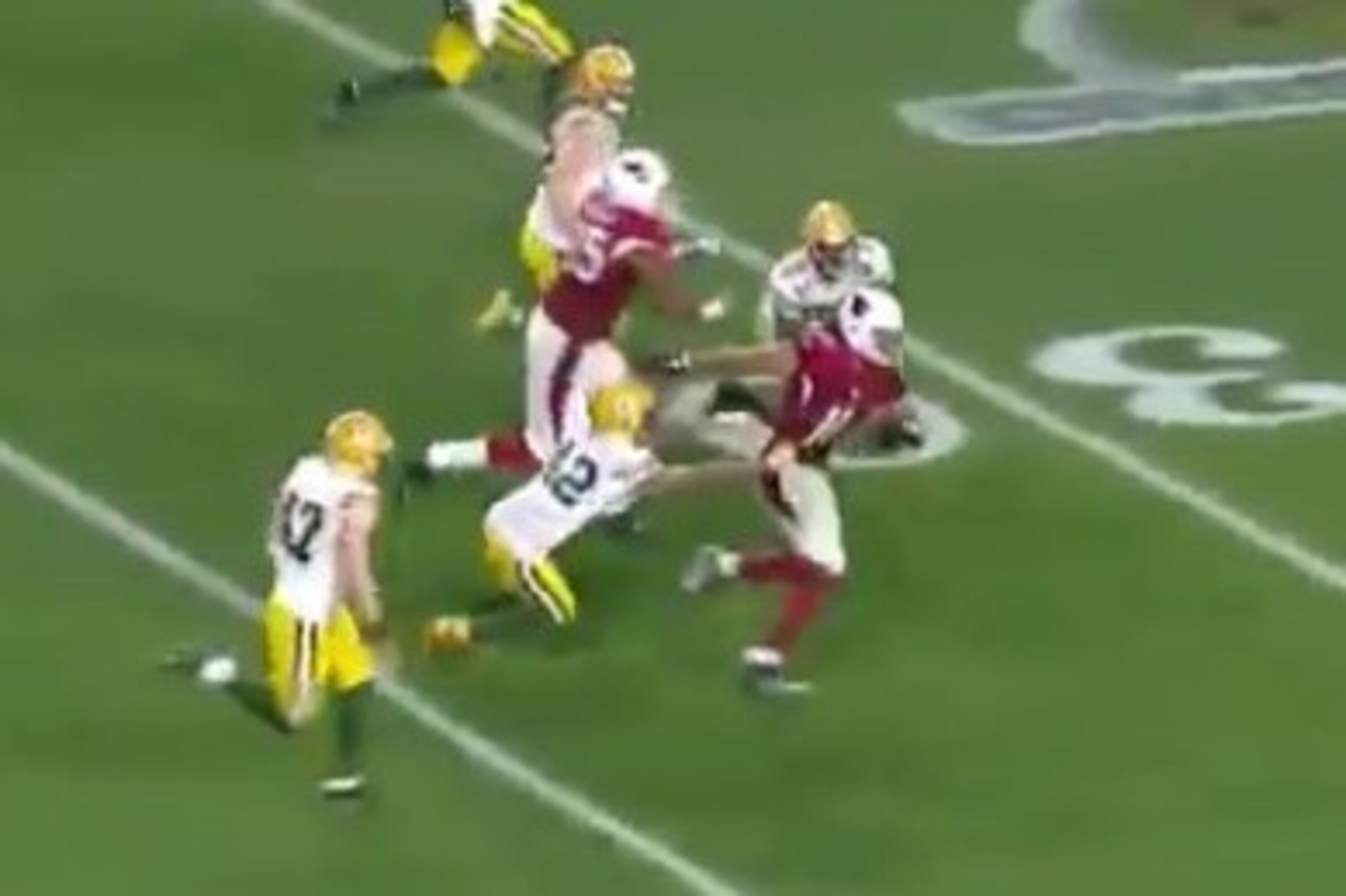 Larry Fitzgerald Rips Off 75-Yard Catch with Lethal Stiff-Arm, Scores ...