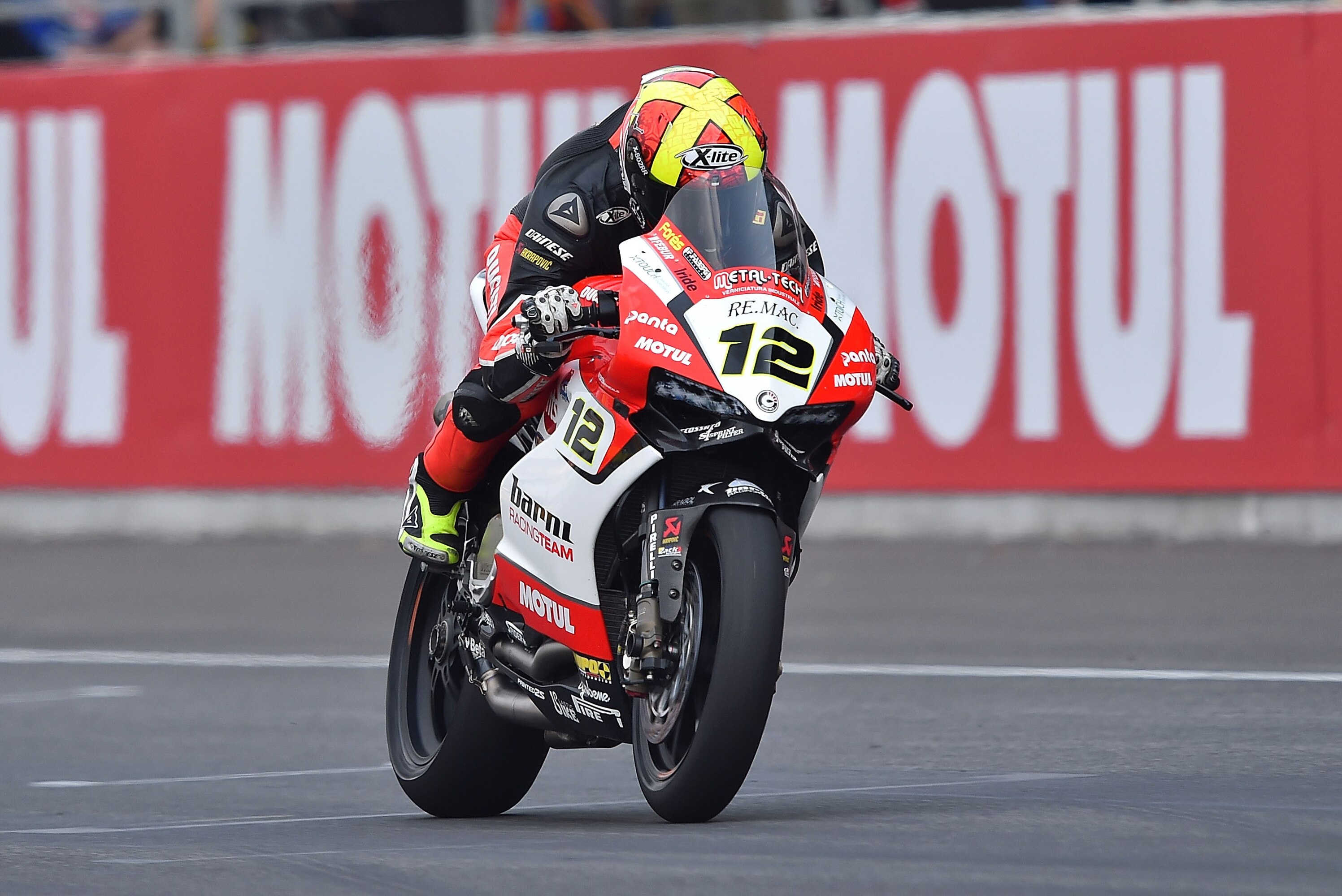 Superbike Racer Javier Fores Catches Fire During Spanish Qualifying Session