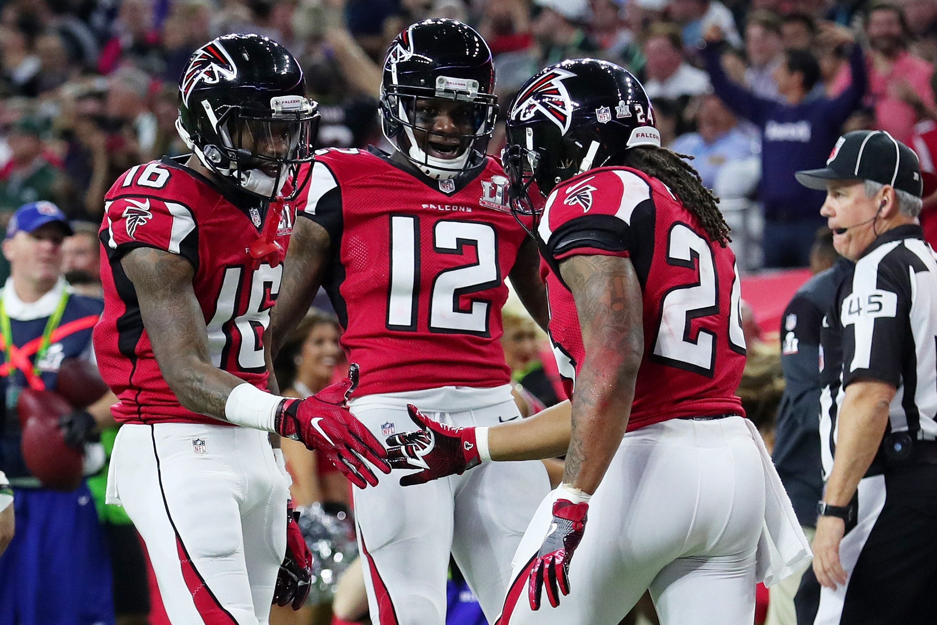 Taylor Gabriel, Justin Hardy's Fantasy Outlook After Julio Jones' Injury
