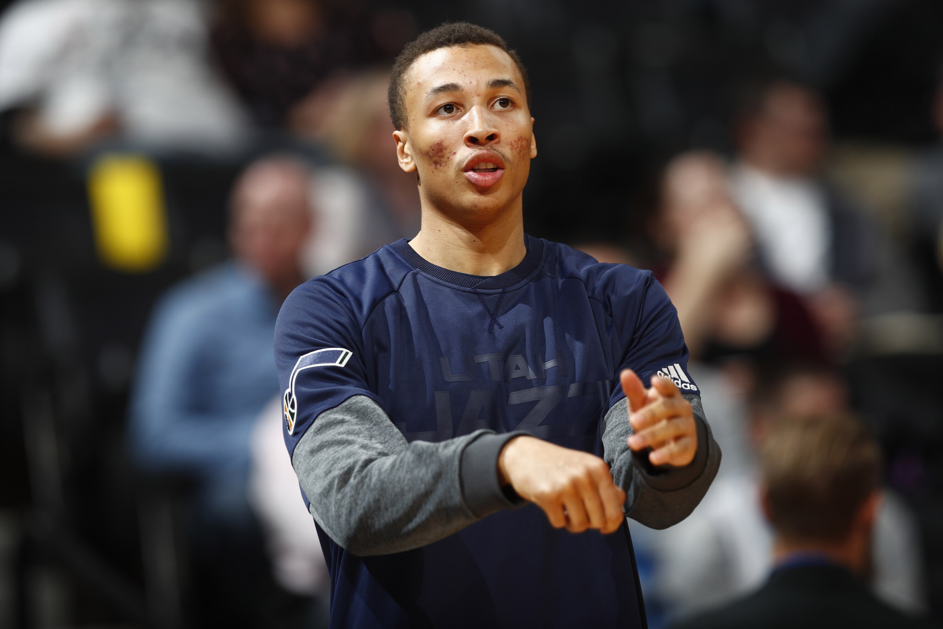 Dante Exum Ruled Out for Rest of Rockets vs. Jazz Game 4 with Hamstring ...