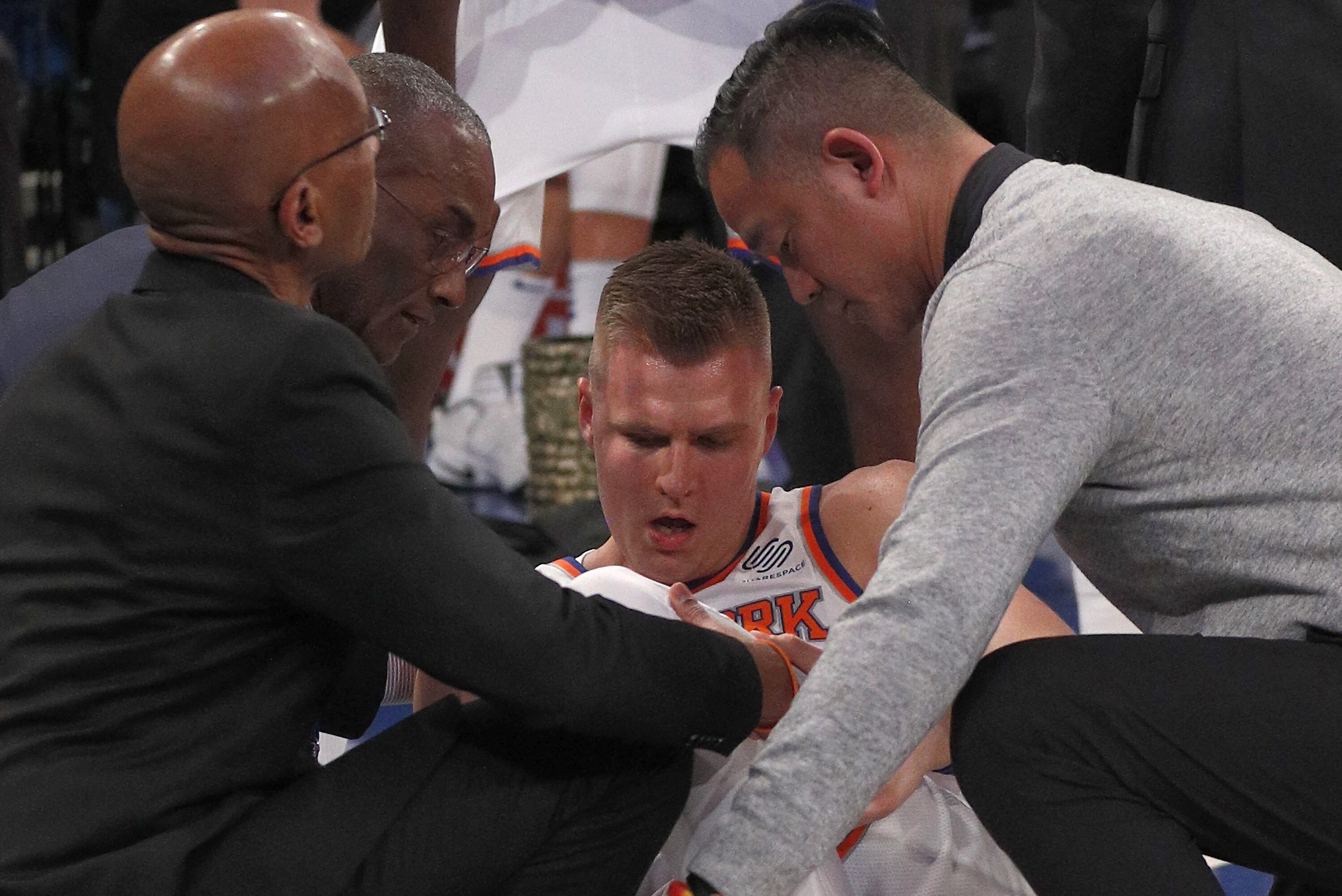 Kristaps Porzingis Underwent Successful Surgery on ACL Injury