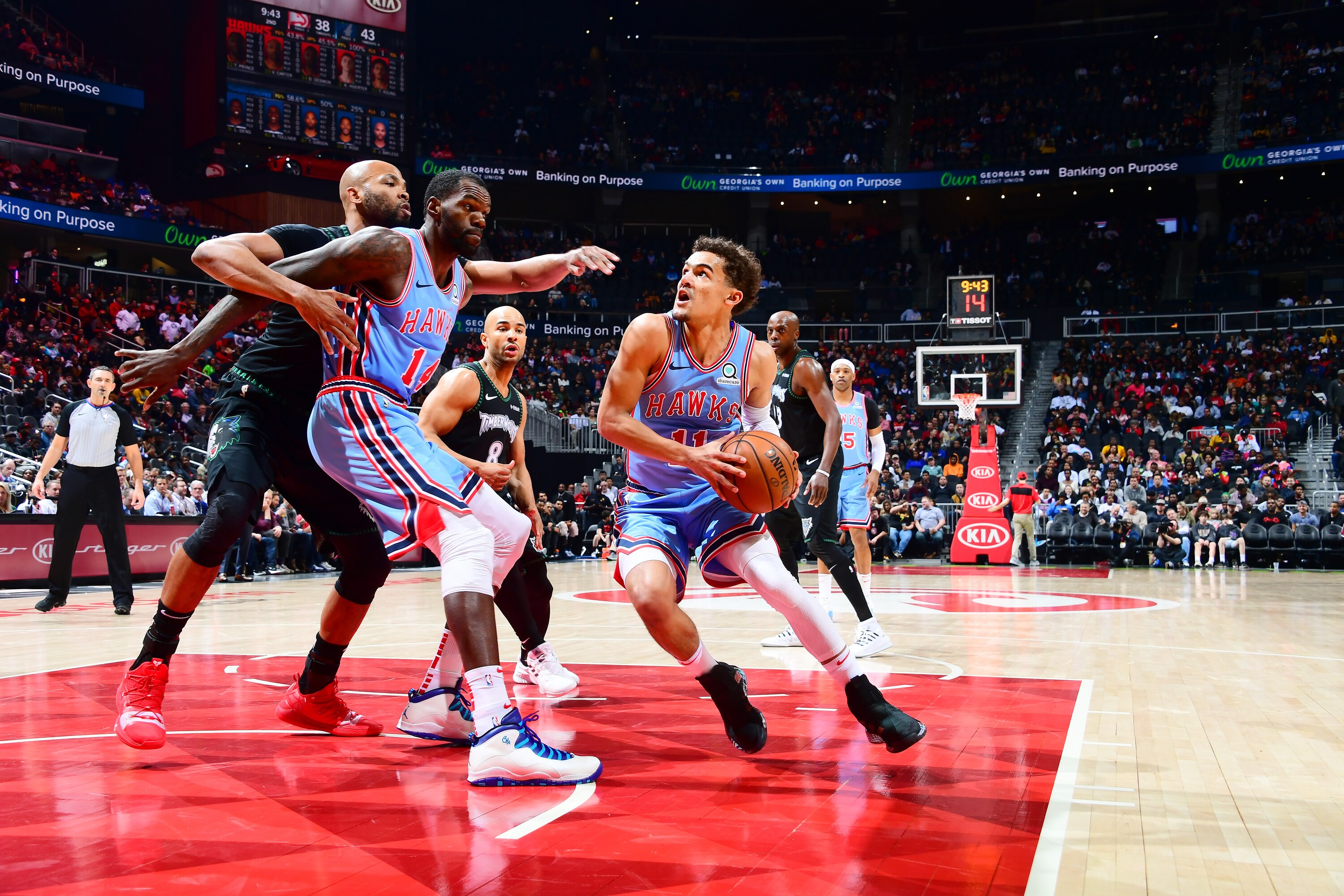 Trae Young, John Collins Dominant as Hawks Beat Timberwolves in OT