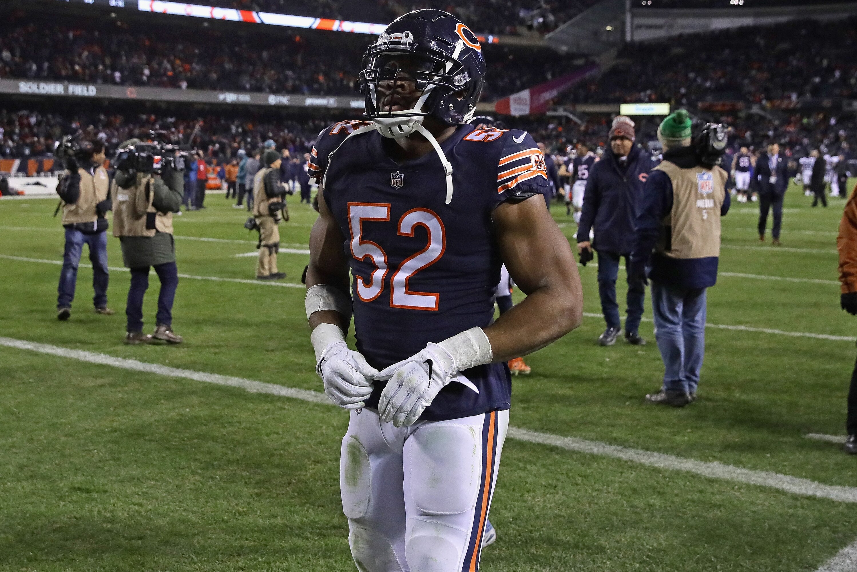 Khalil Mack: Bears' Performance Last Season 'Definitely Wasn't Good Enough'