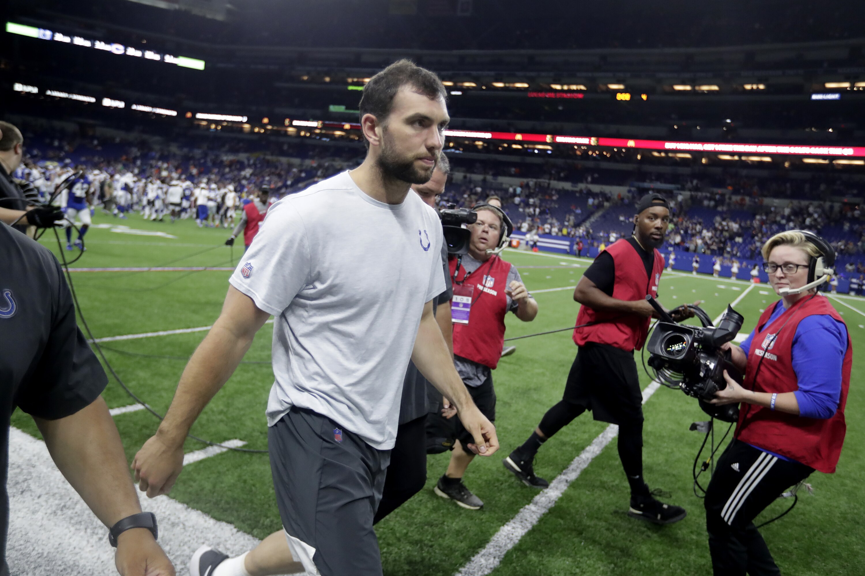Listen: Colts Fans Boo Andrew Luck After QB's Stunning Retirement from NFL