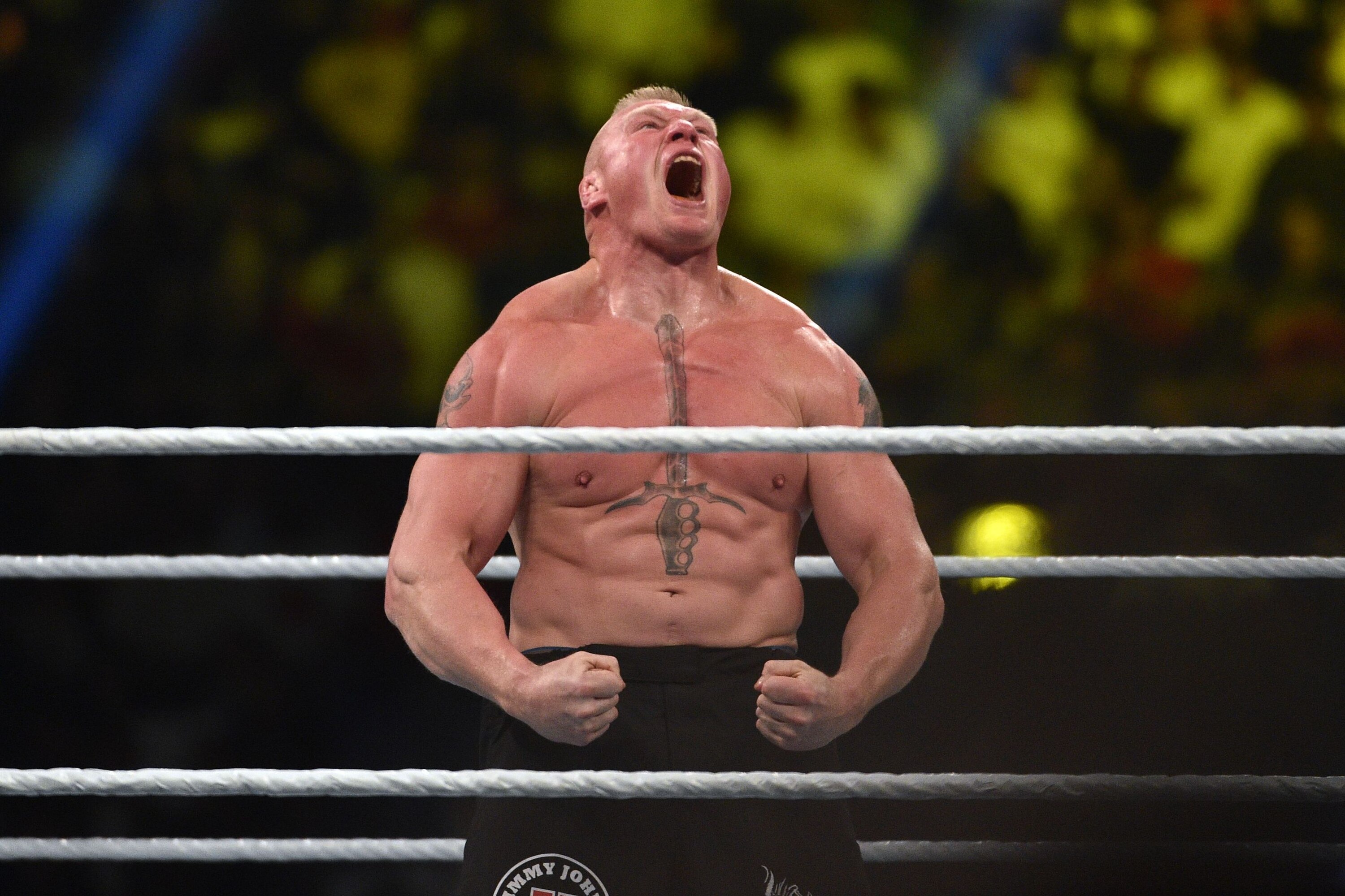 Video: Brock Lesnar Destroys Rey Mysterio, Son Dominick with F-5s on ...