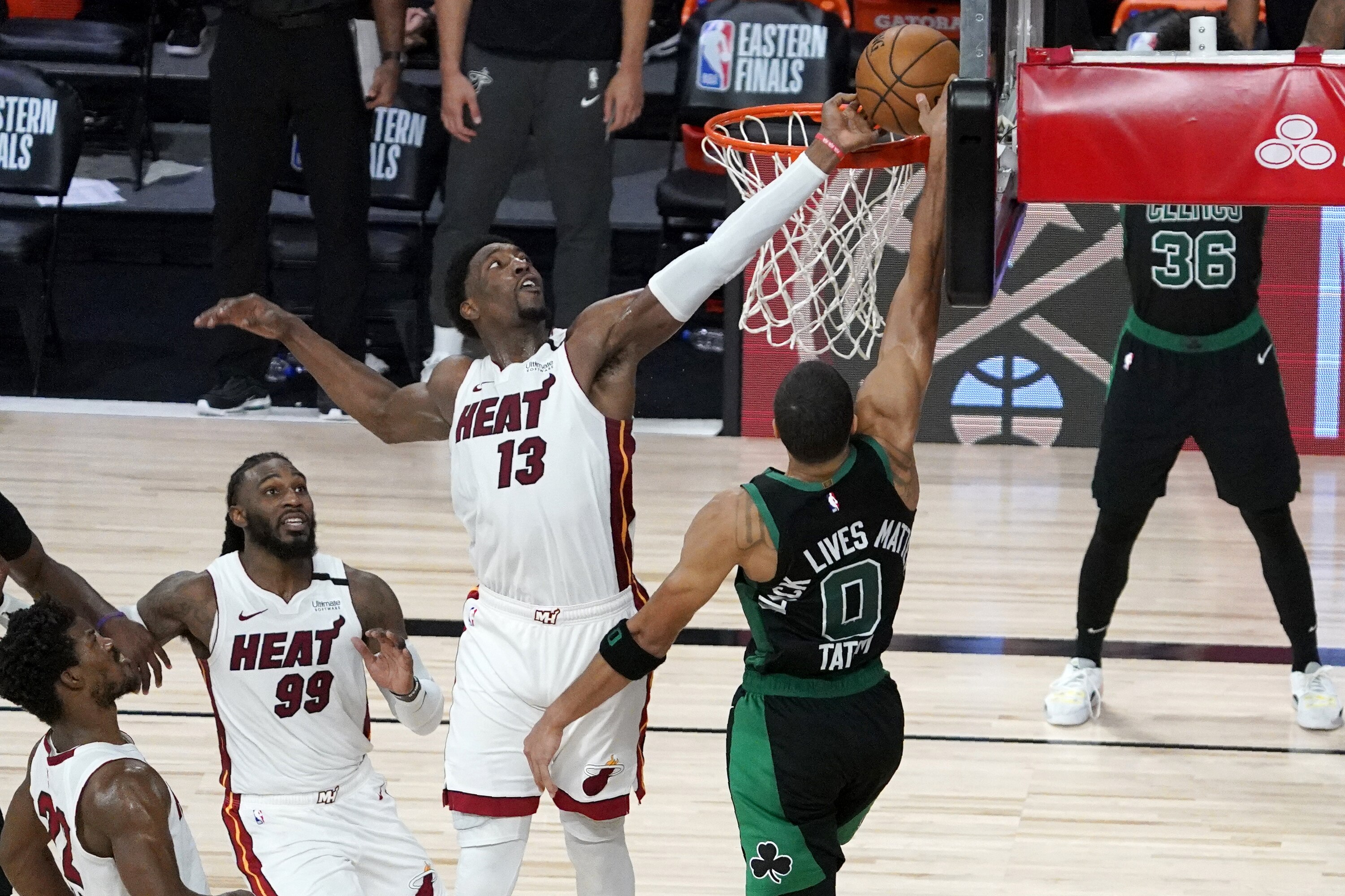 Heat's Bam Adebayo: 2 Fingers Went Numb Blocking Celtics' Jayson Tatum ...