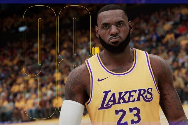 NBA 2K21 Reveals New Ratings for LeBron James, Anthony Davis and LA Lakers