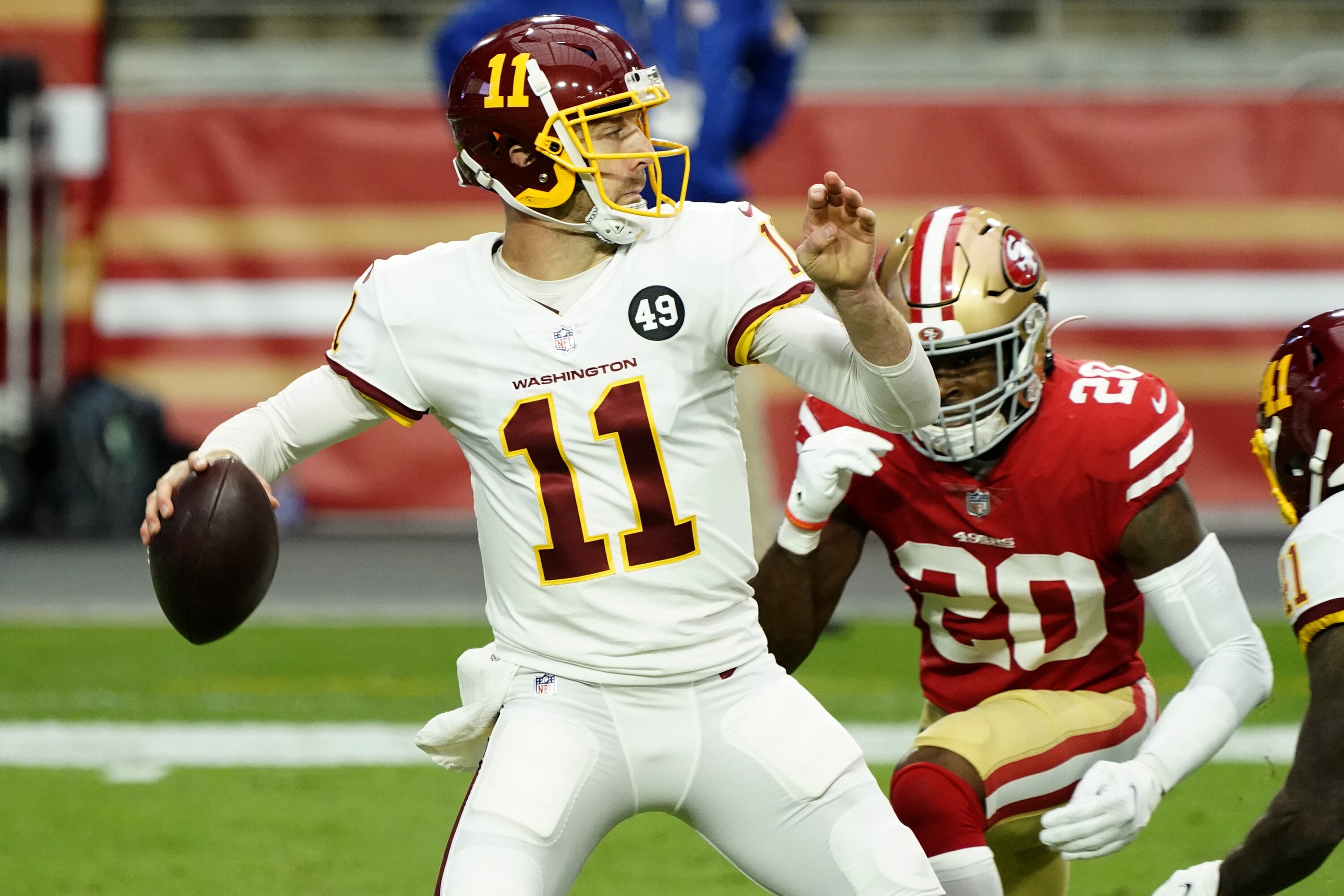 WFT's Alex Smith Says Calf Strain Is Not Related to Gruesome Leg Injury ...
