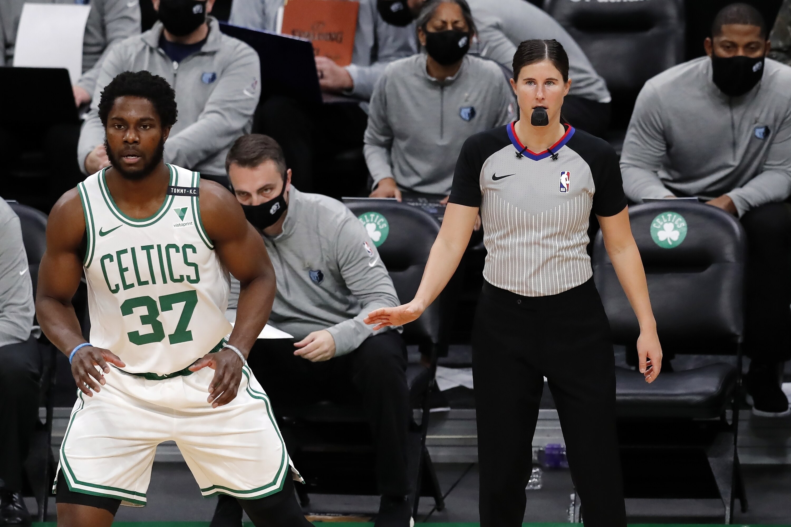Natalie Sago, Jenna Schroeder Become 1st 2 Women to Officiate Same NBA Game