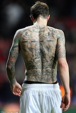 daniel agger tattoo back