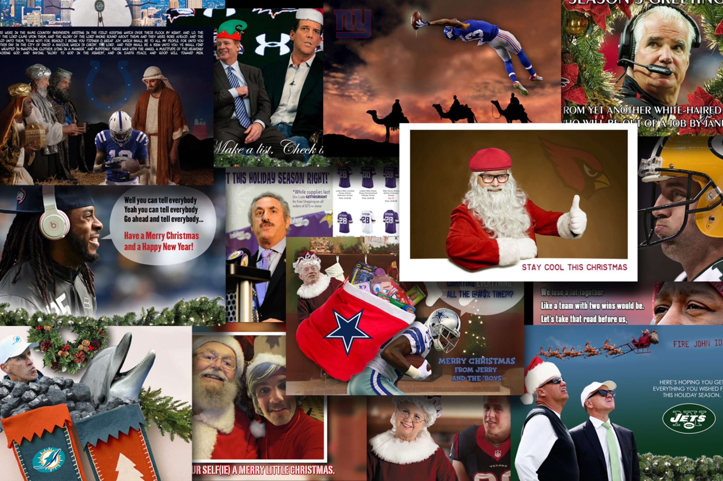 2014 Holiday Cards for Every NFL Team