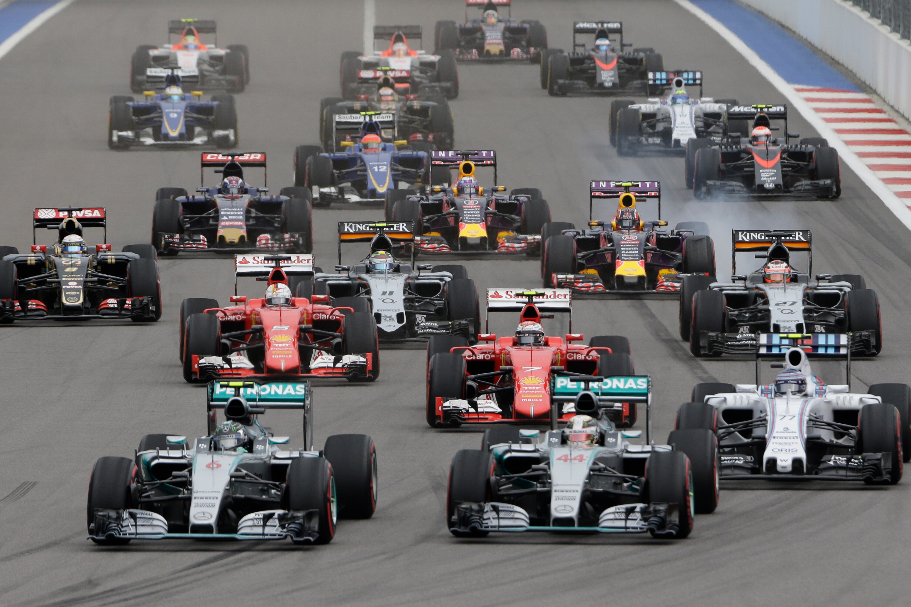 Power Ranking the Formula 1 Teams After 2015 Russian Grand Prix
