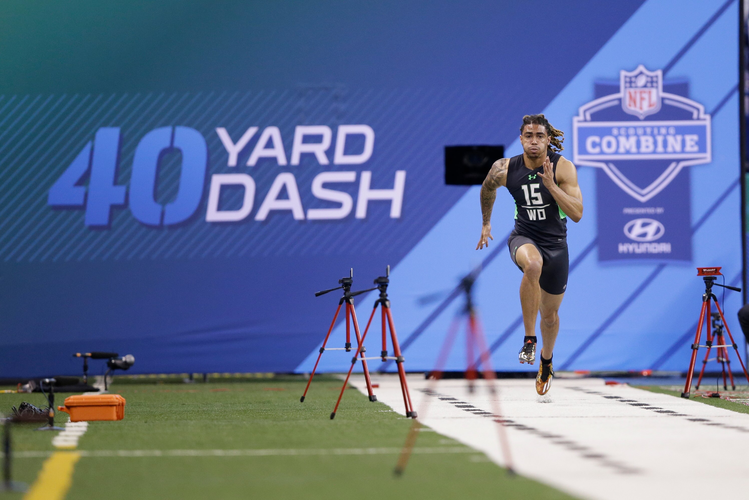 Every Top 25 Team's Fastest 40 Time Ever Recorded at the NFL Combine
